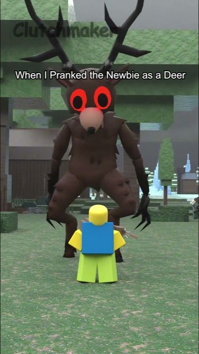 When I Pranked the Newbie as a Deer in 99 night in the forest 💀