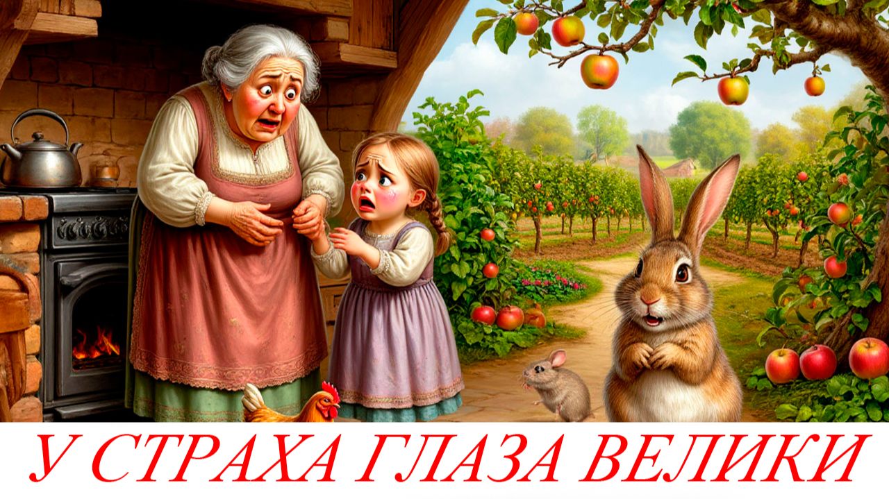 У СТРАХА ГЛАЗА ВЕЛИКИ | детские сказки онлайн|аудиосказки|сказки для малышей
