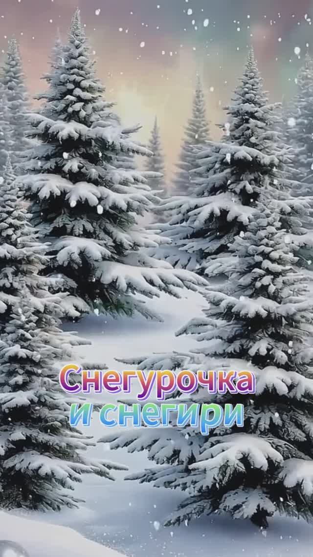 Снегурочка и снегири