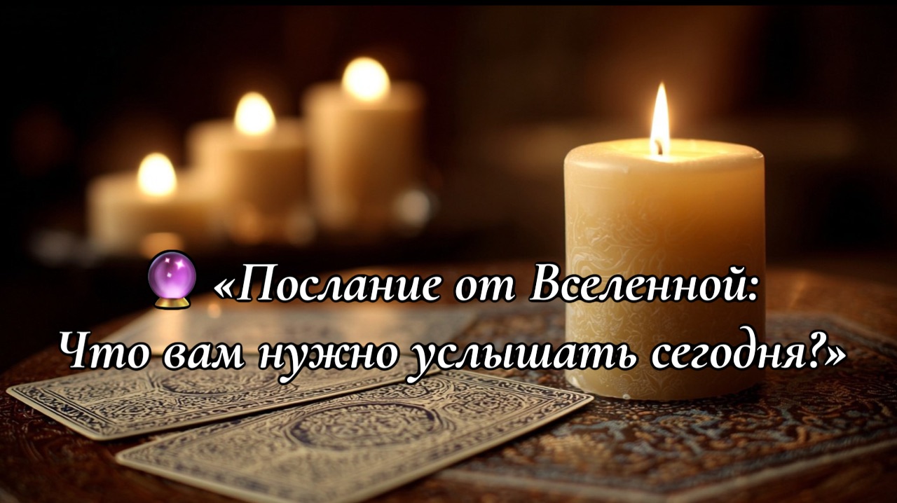 🔮 «Послание от Вселенной: Что вам нужно услышать сегодня?»