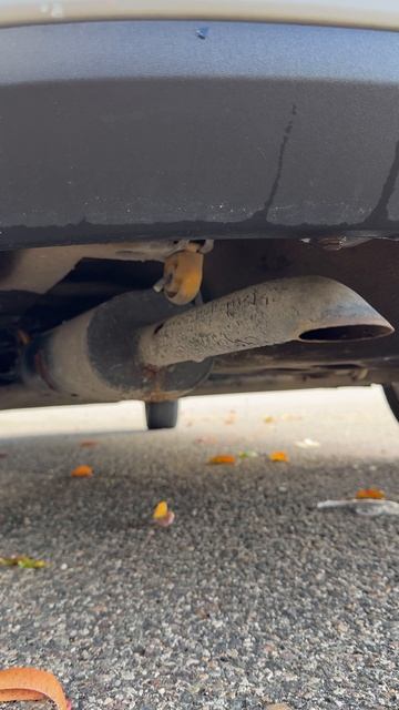 Прогорел задний глушитель в Пломбире