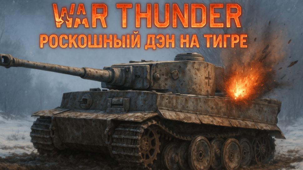 War Thunder Тигры мордой в грязи