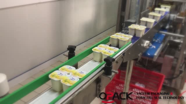 Упаковка и дозирование йогуртов 2х2 на термоформерах Form Fill Seal ...