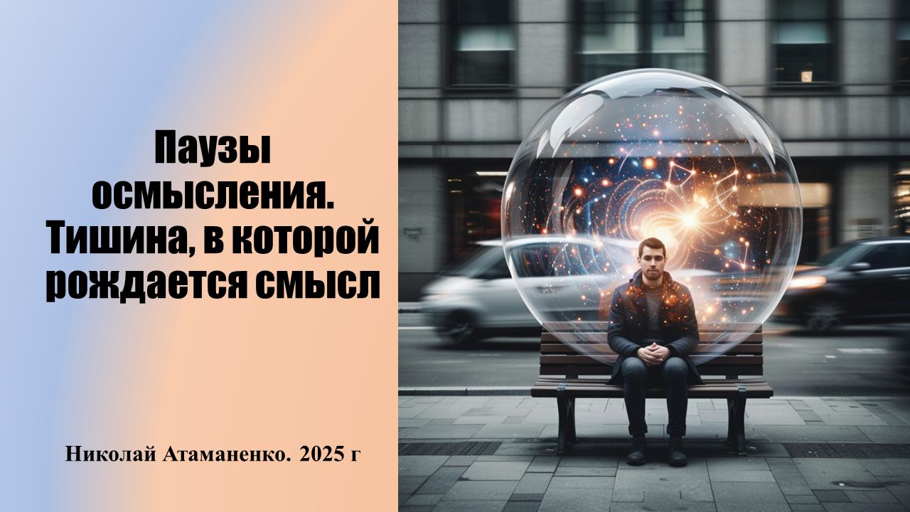 Паузы осмысления. Тишина, в которой рождается смысл