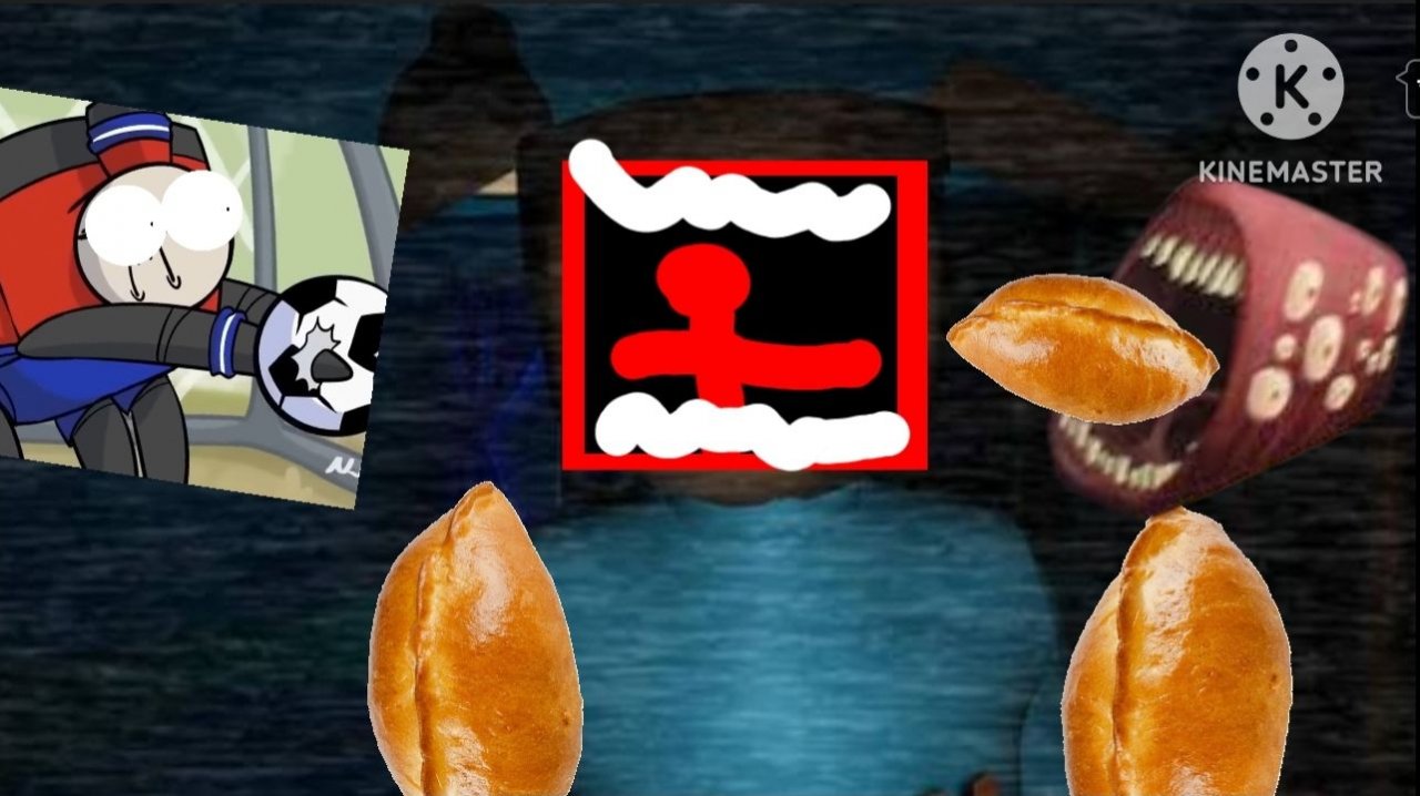 Тимоха показал свой пирожок и стал пожирателям