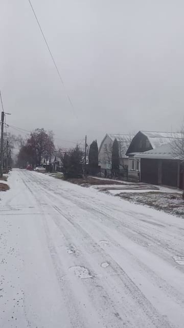 ❄️ Первый снег в Ульяновске!