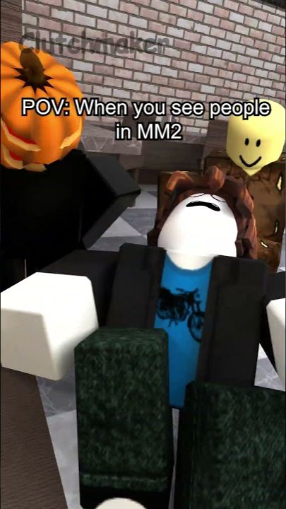 POV: When you see people as the murderer in MM2 #shorts #short #roblox #funny #robloxmemes