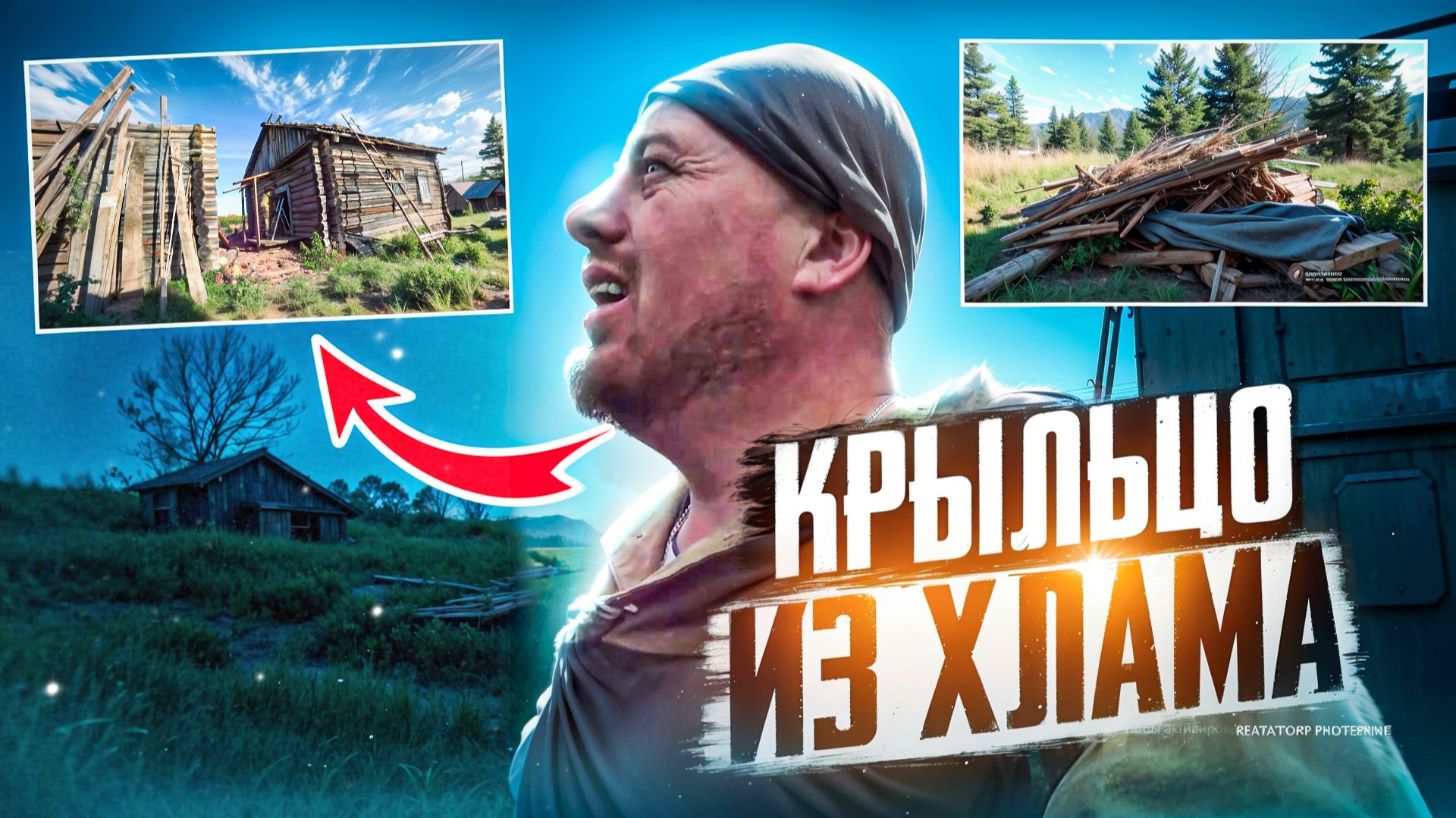 Волшебное превращение мусора в шикарное крыльцо! ✨🔨🛠️