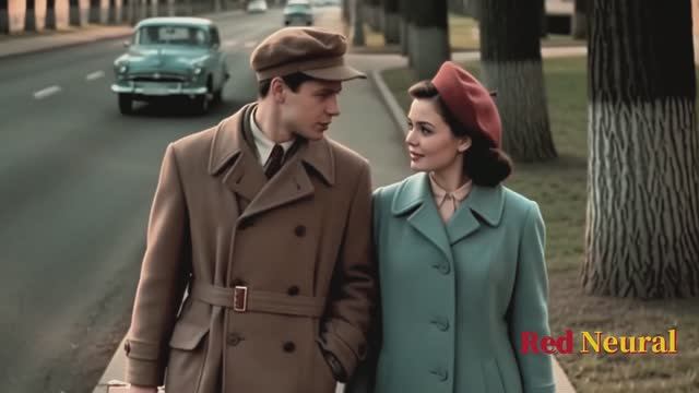 "Весна на Заречной"  Кино 50-х, которое ожило в XXI веке | Атмосферный Ai клип