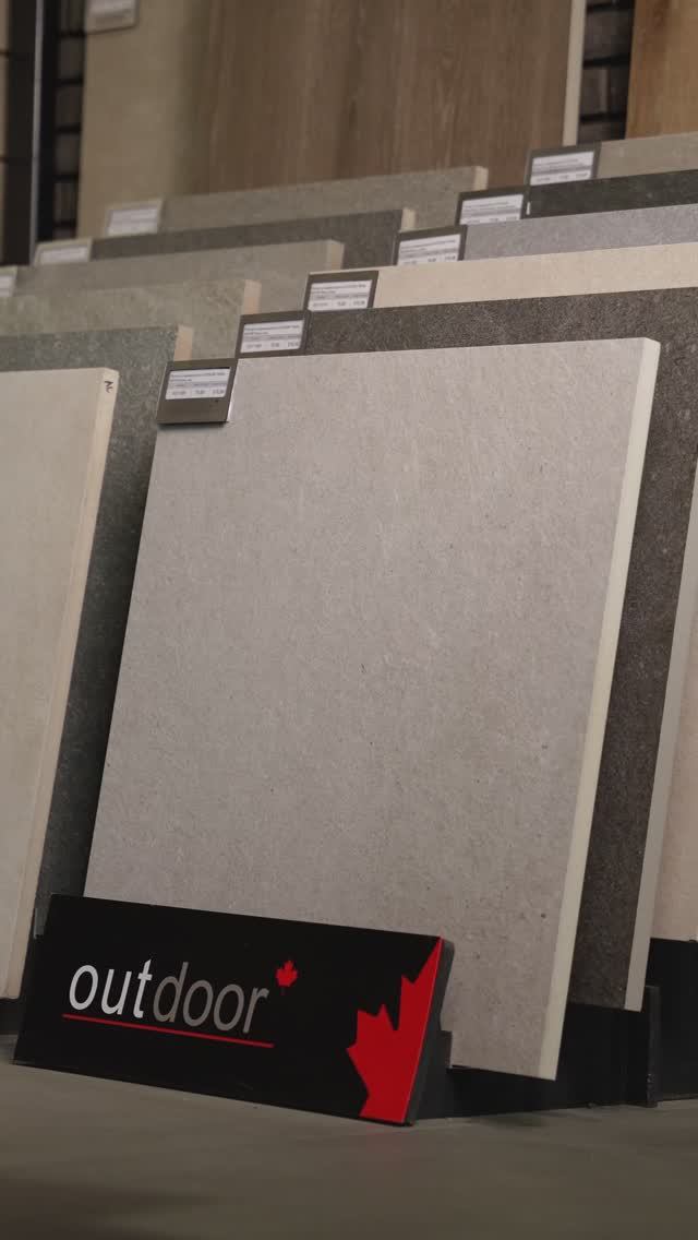 Плитка из керамогранита от канадского бренда Outdoor