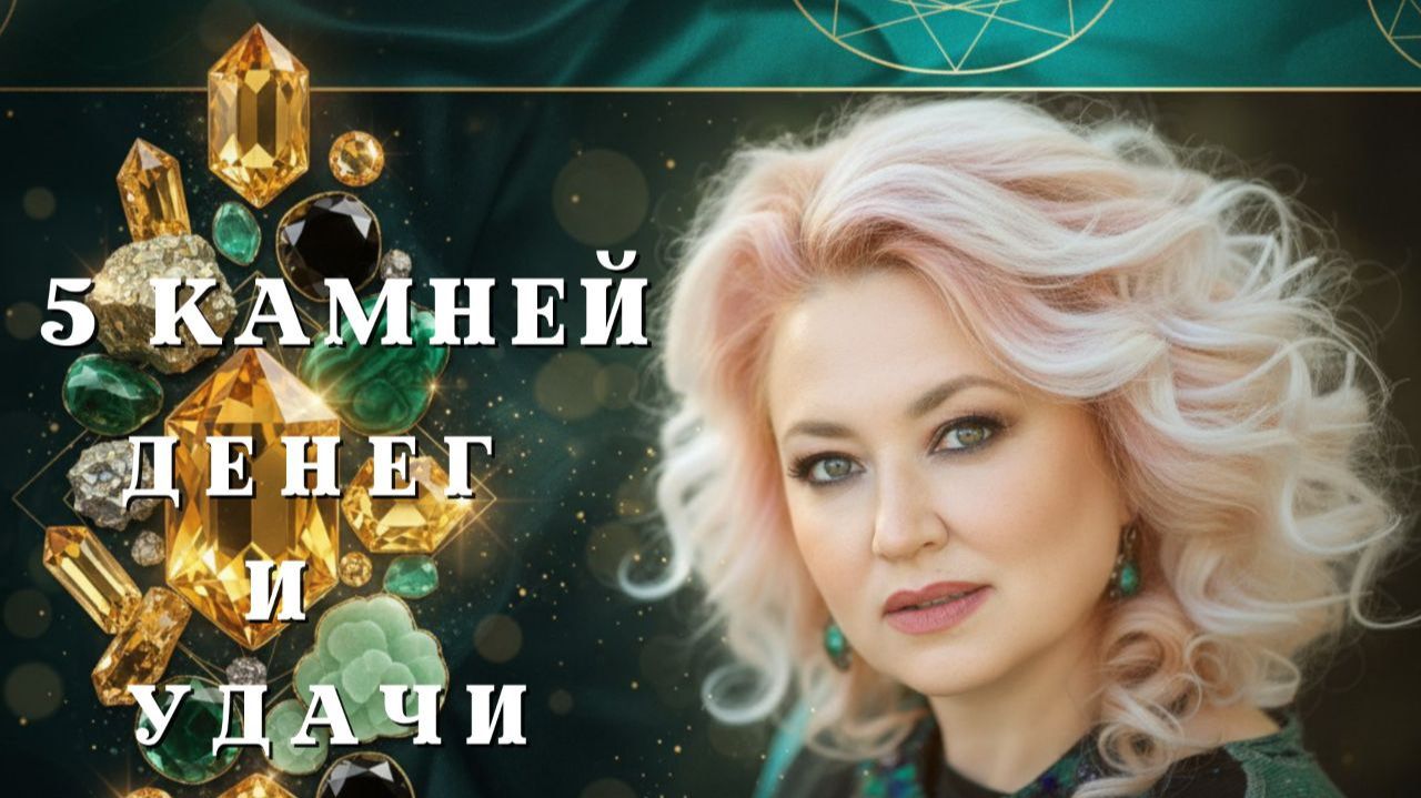 5 мощных камней денег, успеха и изобилия. Магия камней с Нелли Стрельниковой.