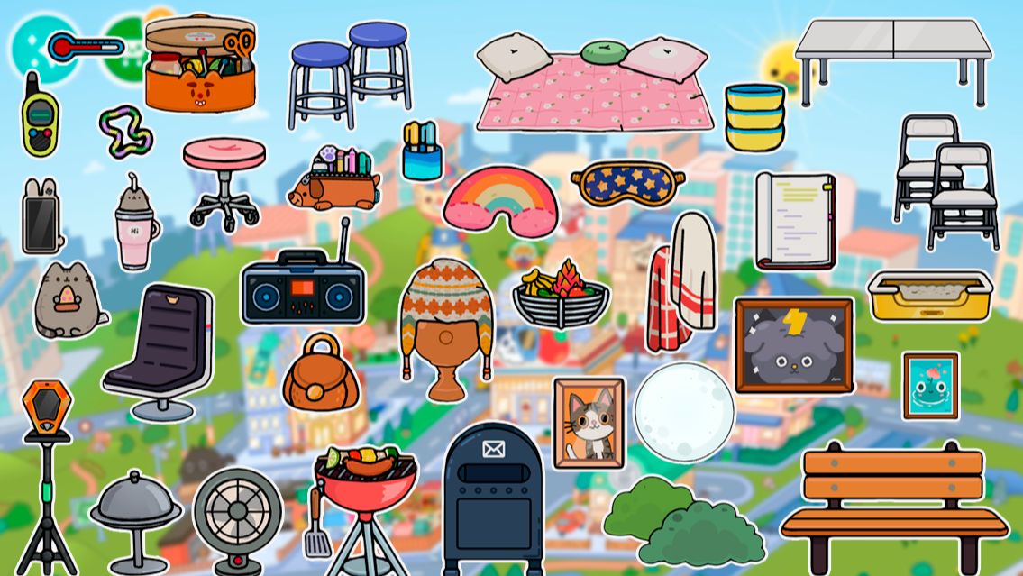 Где найти бесплатные предметы для дома в Тока Бока