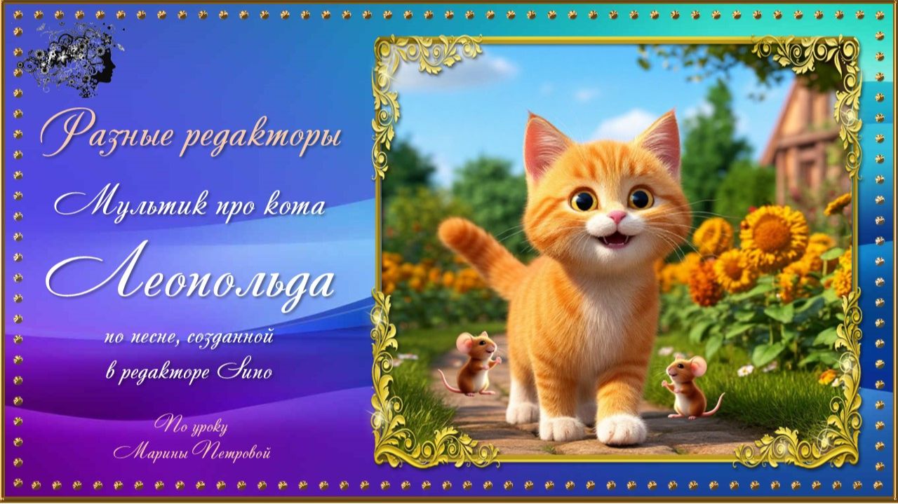 Музыкальный мультик про кота Леопольда