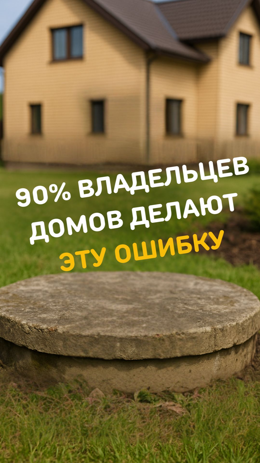 Самая частая ошибка загородников, которая опустошает кошелек  #канализация #загородныйдом