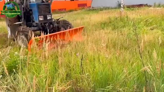 Отвал коммунальный EURO 2,4/2,5 метра на "МТЗ-82" от завода "Большая Земля"