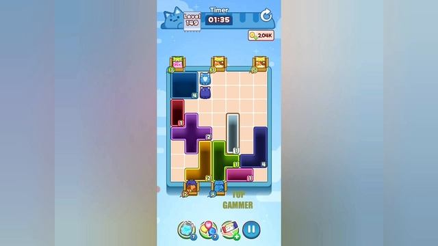 Как пройти Уровень 149 в Drop the Cat! (Решение)