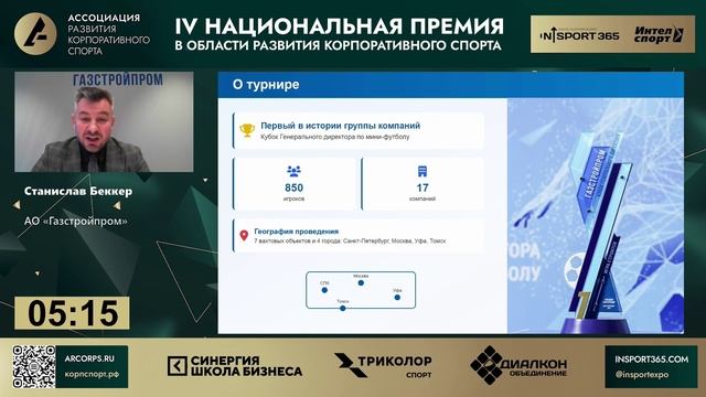 Номинация 2. Лучший внутрикорпоративный турнир