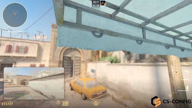 4) Dust 2 - Смок на машину на лонге