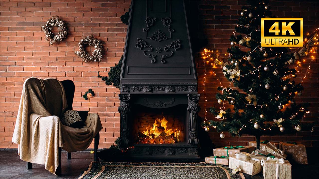🎄 Классическая рождественская музыка с камином 🎅🏼 Счастливого Рождества 2026