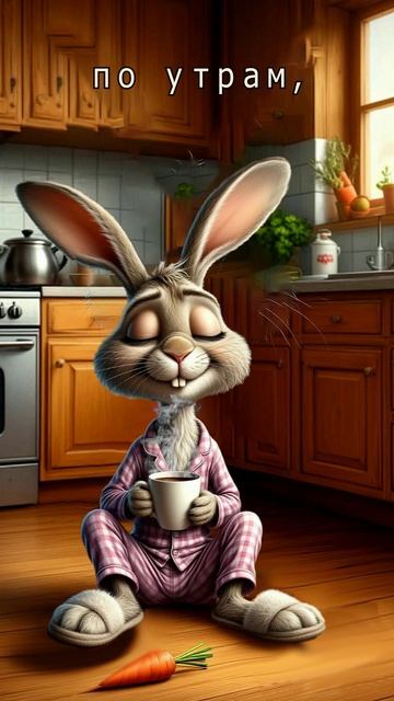 утро заяц