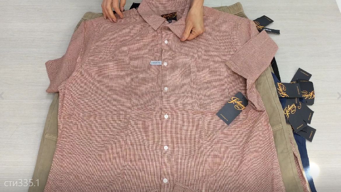 сти335.1. Рубашки + штаны мужские Johny Bigg сток