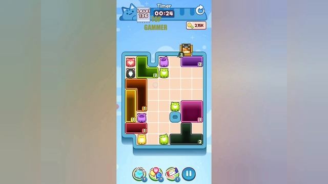 Как пройти Уровень 136 в Drop the Cat! (Решение)