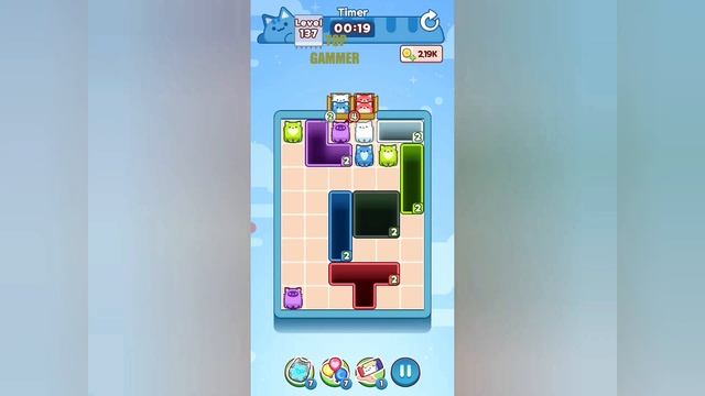 Как пройти Уровень 137 в Drop the Cat! (Решение)