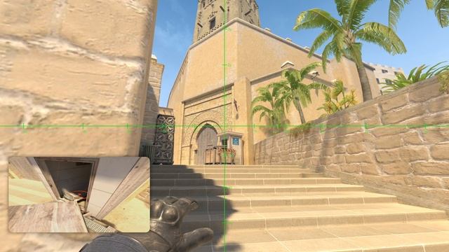 9) Mirage - Молотов на дефолт А плента с CT для ретейка