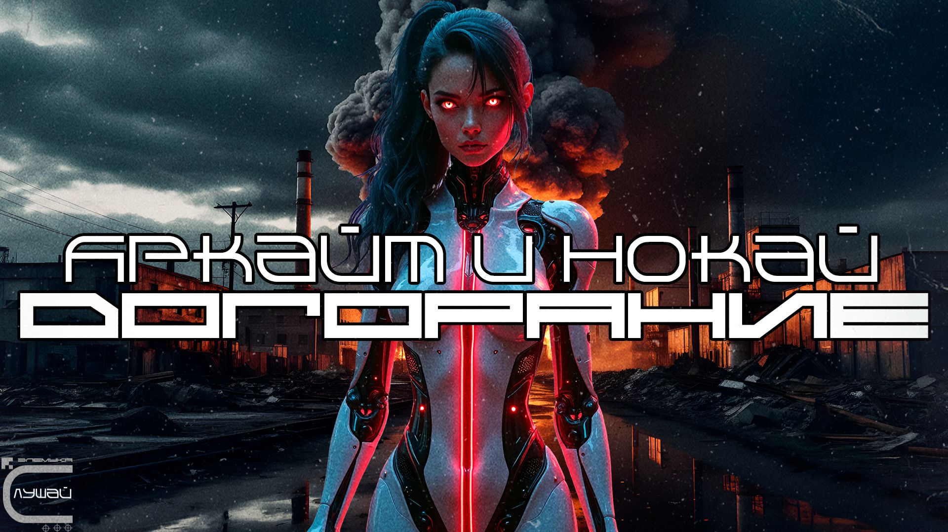 Nokai & ARC1TE - Afterburn (Догорание) Луп-Версия, Дарк-Техно, Cyberpunk, ЕБМ, КиберПанк, Индастриал