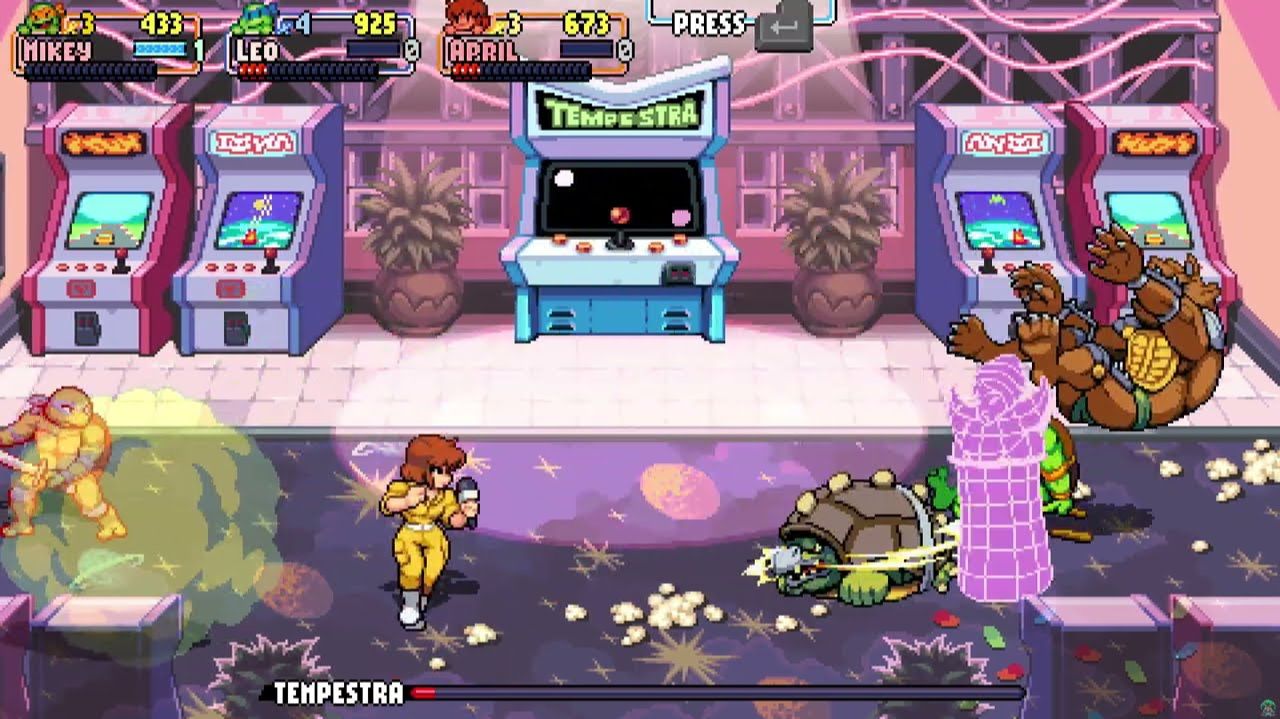 [PC] [5] Teenage Mutant Ninja Turtles: Shredder's Revenge Co-oP - Mall Meltdown