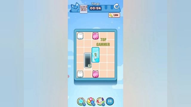 Как пройти Уровень 130 в Drop the Cat! (Решение)