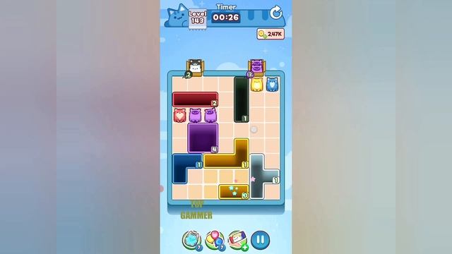 Как пройти Уровень 143 в Drop the Cat! (Решение)