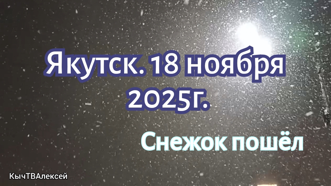 Снежок пошёл