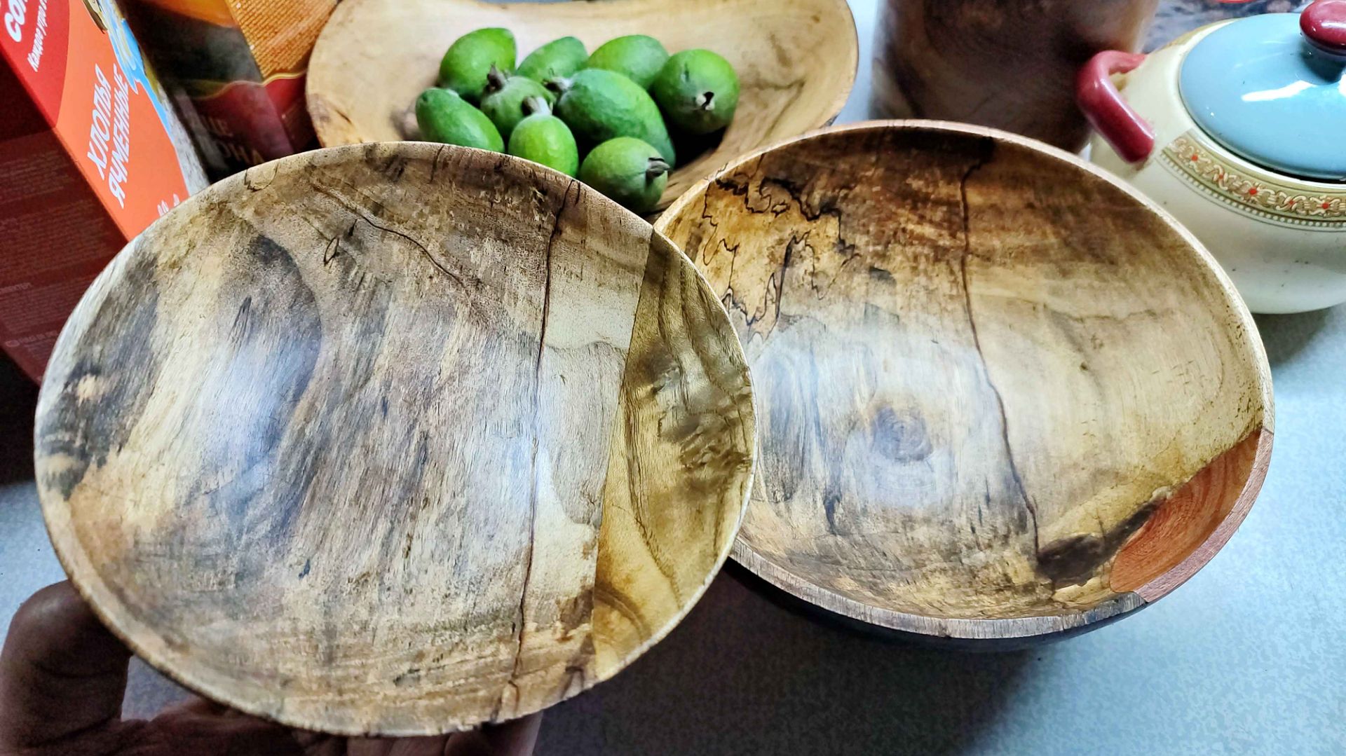 Чаши из шпальта, замена дефектных участков, простое и лёгкое изготовление, вторая часть.