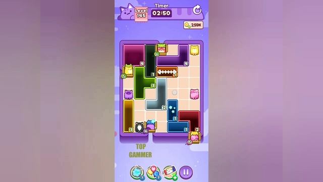 Как пройти Уровень 145 в Drop the Cat! (Решение)