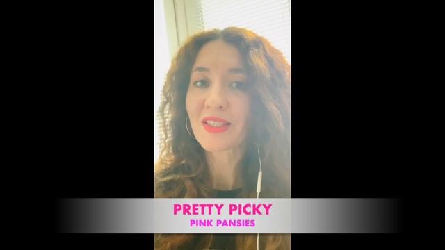 Pretty Picky Pink Pansies | tongue-twister