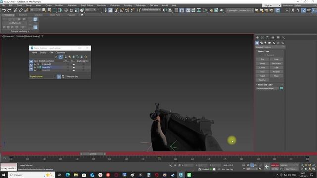 Создание нового оружия для «Far Cry» - система CAT - анимация idle-позы
