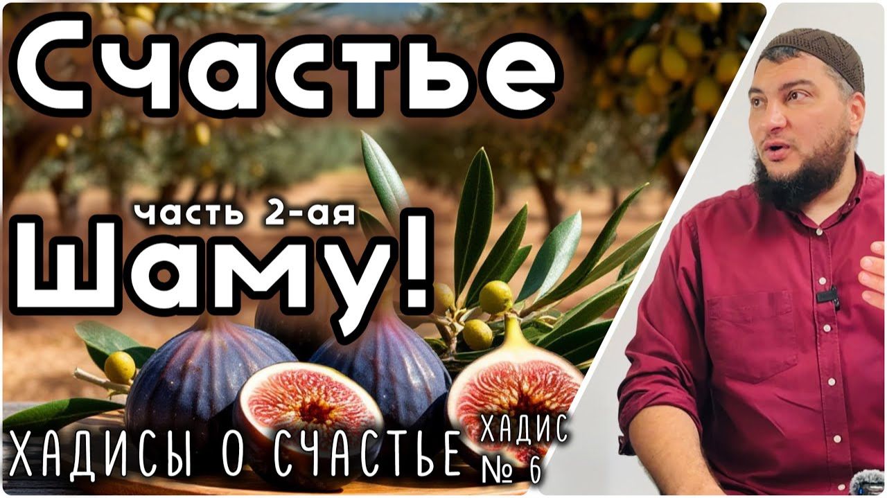 Счастье Шаму. Хадисы о достоинстве Шама (часть 2)  [«40 хадисов о счастье»]