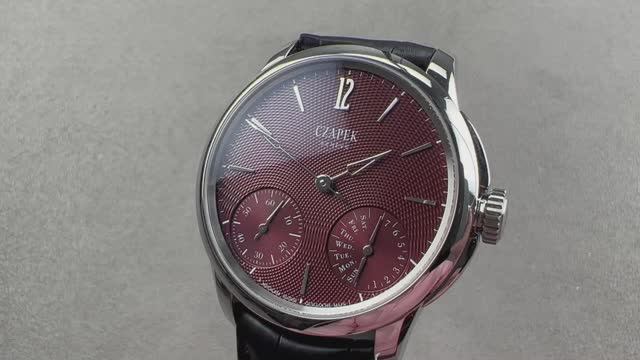 Czapek Quai des Bergues Guilloche Ricochet Rosewood S