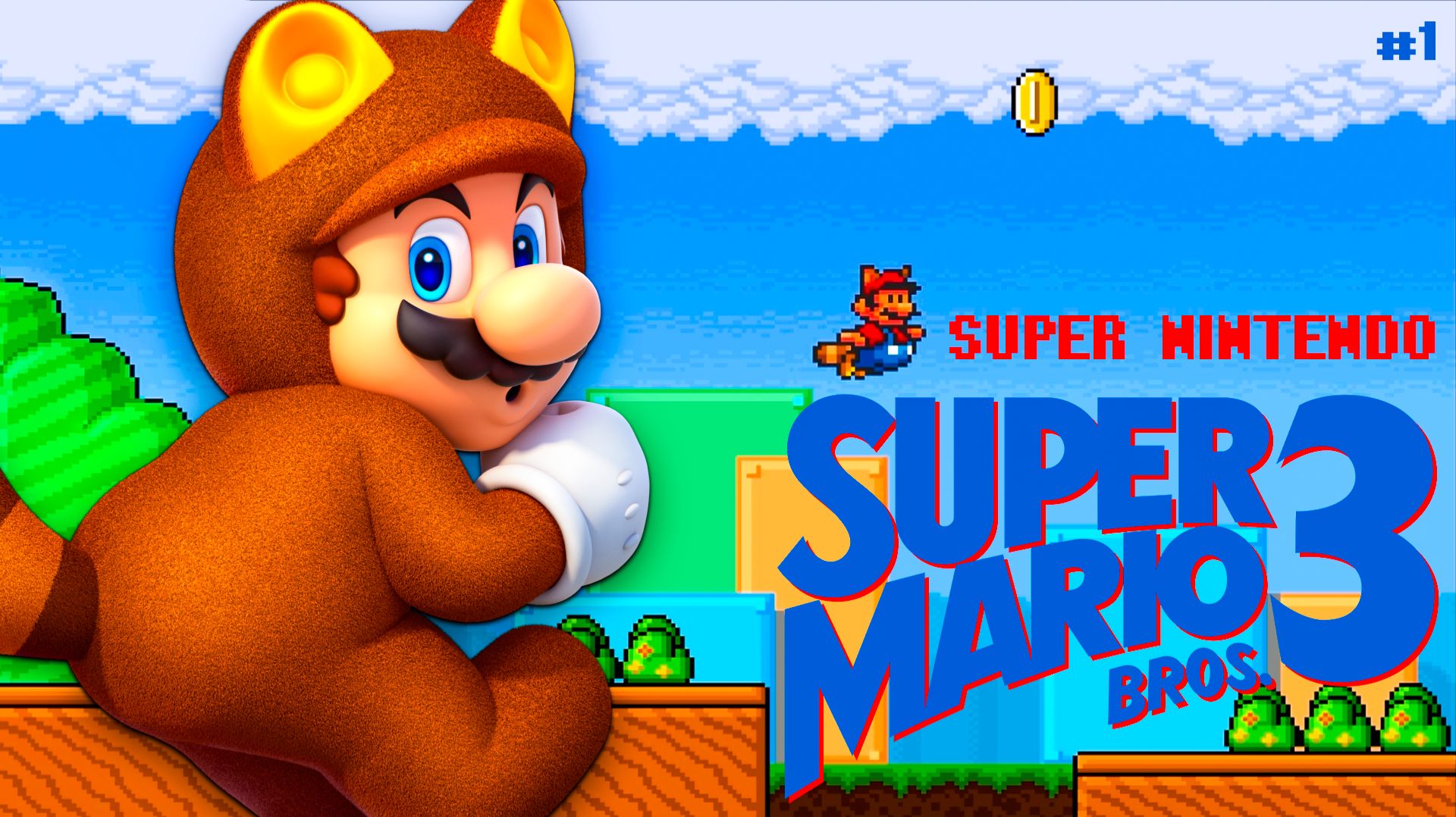 Super Mario Bros 3 All Stars SNES Проходим ремастер Часть 1