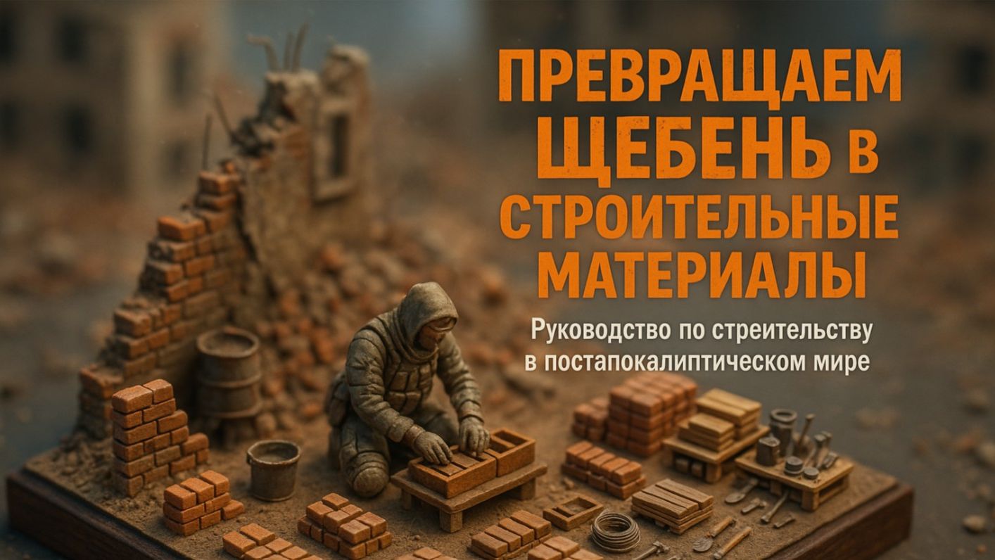 Превратите обломки в строительные материалы: строительство в постапокалиптическом мире