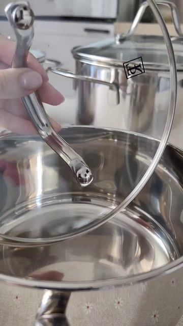 Набор посуды TalleR TR-11060 Брилон из нержавеющей стали 3 кастрюли