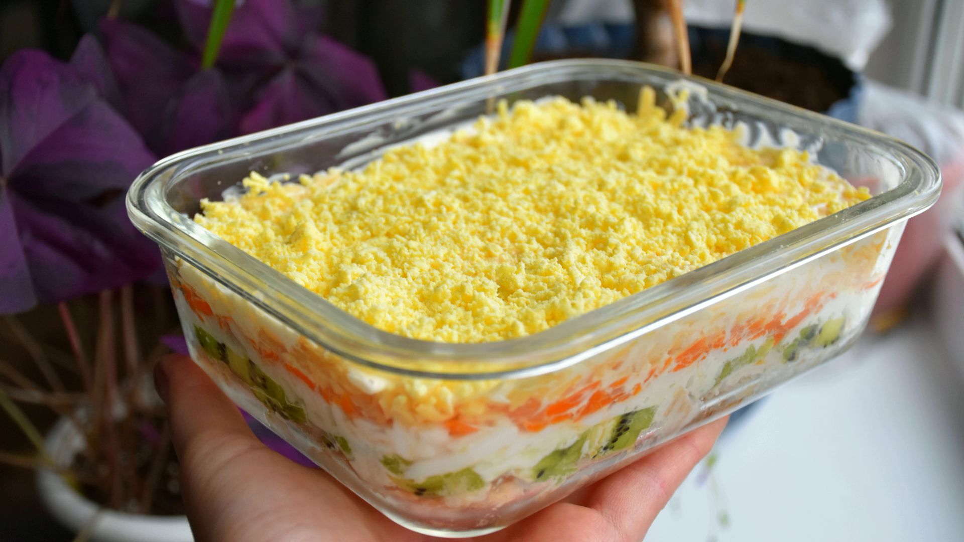 Оригинальный салат на Праздничный стол. Быстро и очень вкусно. Делюсь полюбившимся рецептом