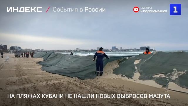 На пляжах Кубани не нашли новых выбросов мазута