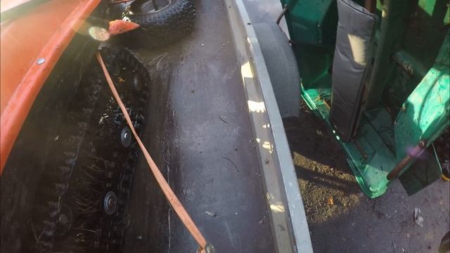 Как перевозить мотобуксировщик Дитрак с поворотным модулем и прицепом