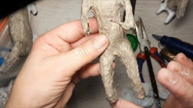 Рождественский вертеп. Фигурка Девы Марии часть 1