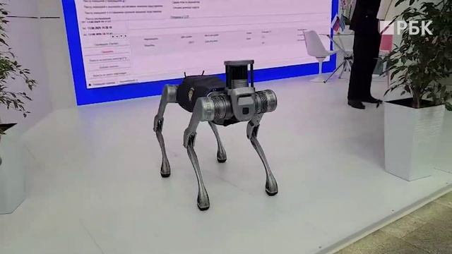 Ространснадзор показал робособаку, которая осматривает вагоны