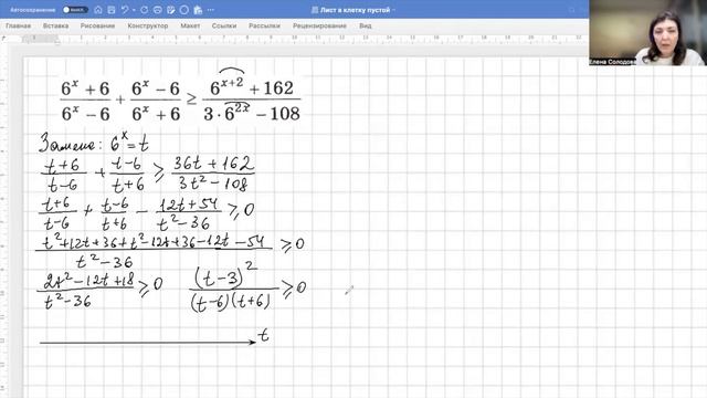 Ященко 26. Вариант 5. Показательное неравенство. Задание 15