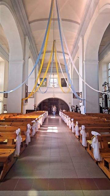 Костел в центре Воложина