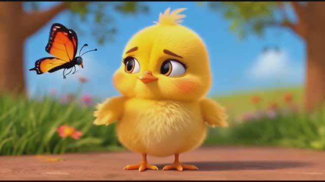 АЙ да мульт - Цыплёнок. Песенка мультфильм, про цыплёнка, который потерялся